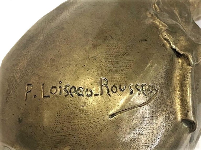 Paul Loiseau-Rousseau, French Art Nouveau Gilt Bronze Jug, Ca. 1900 For ...