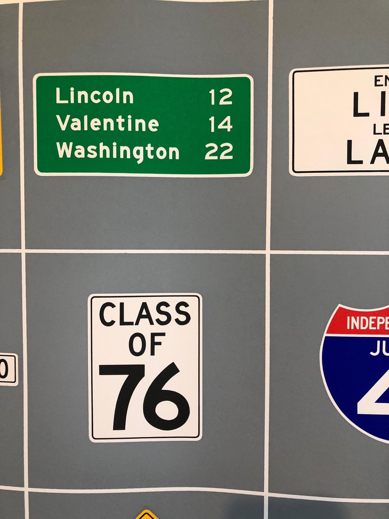 Paul M. Levy - Pop Art 1970s Vintage Silkscreen Screen Print Street ...