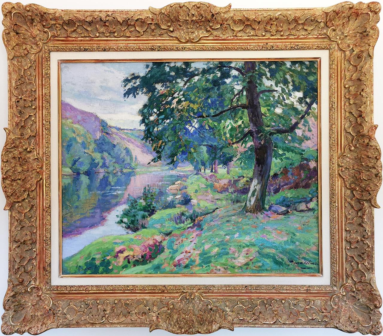 Paul Madeline - The Creuse Valley - Post Impressionist Oil, River in ...