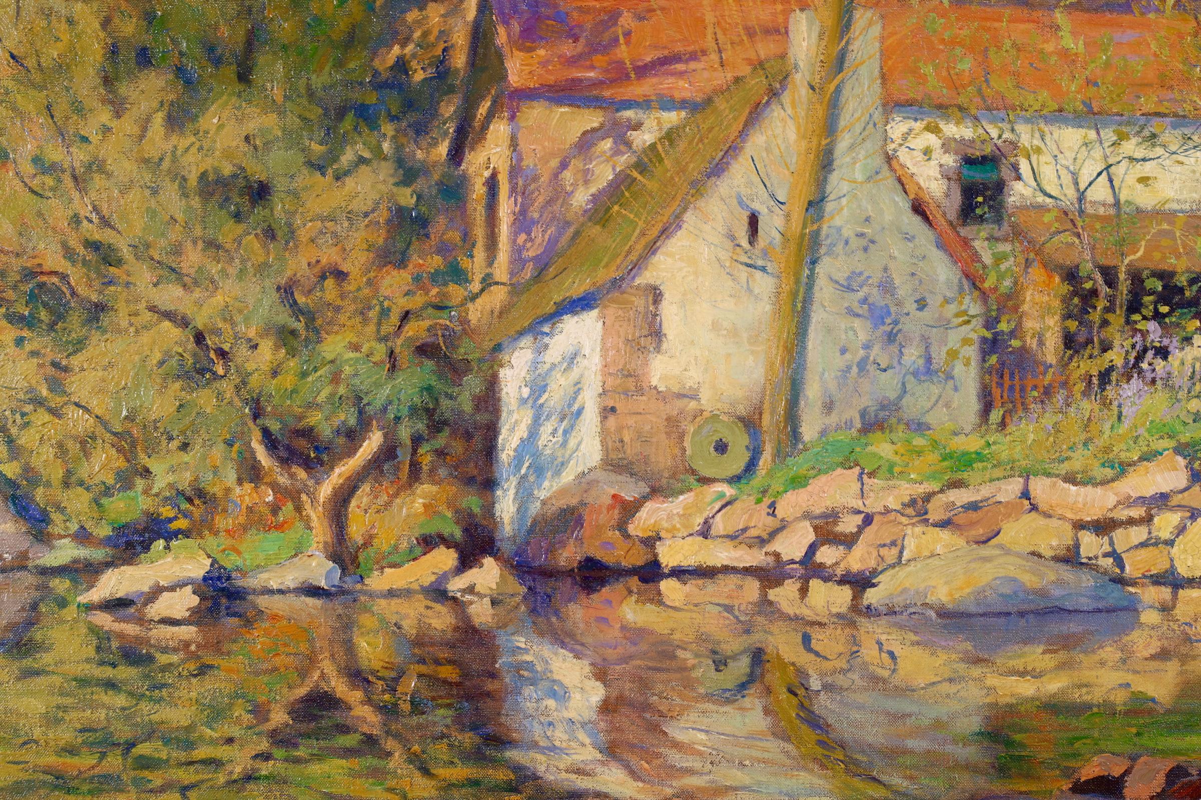 Paul Madeline - Le Moulin de la Folie a Crozant - Impressionist ...