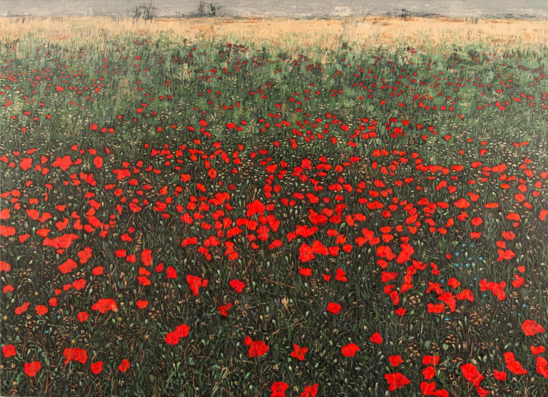 Paul Manes - Untitled - Large Poppy (78" x 108") For Sale at 1stDibs