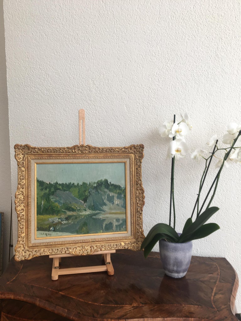 Paul Mathey - Rocky landscape For Sale at 1stDibs