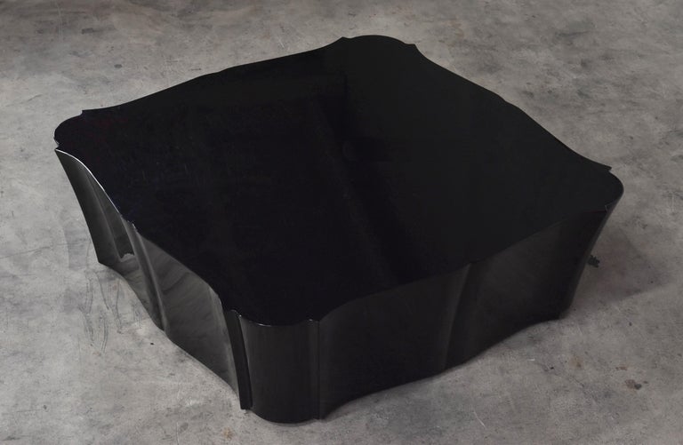 Paul Mathieu x Luxury Living Contour Black Coffee Table For Sale at 1stDibs