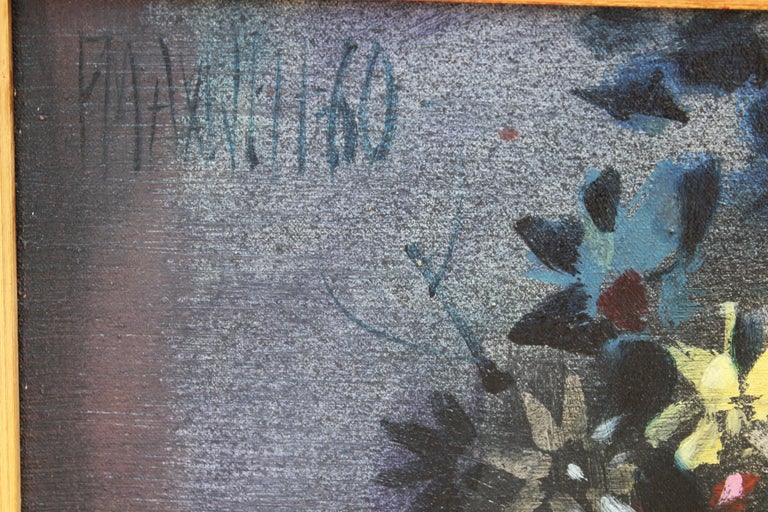 Paul Maxwell - Abstract Floral Still life Painting at 1stDibs