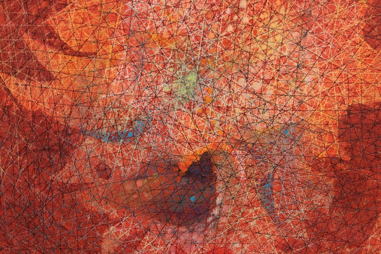 Paul Maxwell - Orange Tonal Minimal Abstract Still Life Painting at 1stDibs