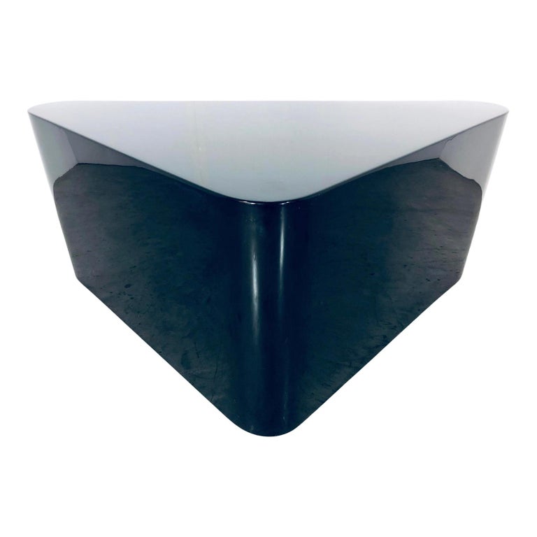 Paul Mayen for Intrex Black Lacquer Coffee Table at 1stDibs