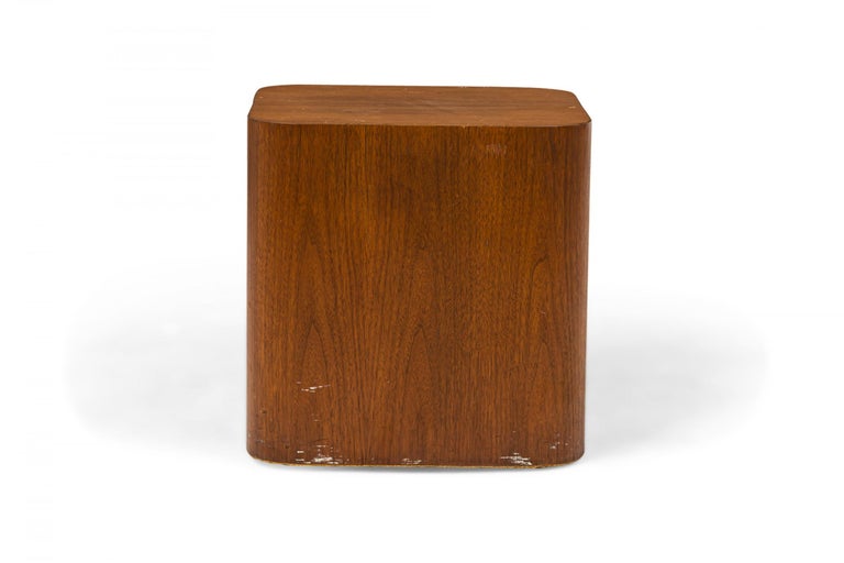 Paul Mayen for Intrex Mid-Century 'Radius' Cube End / Side Table For ...