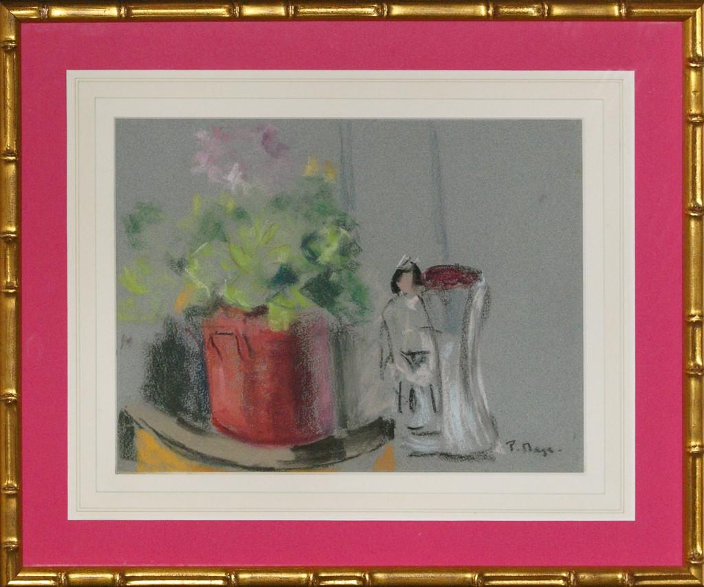 Paul Maze - Pastel Flowers by Paul Maze For Sale at 1stDibs