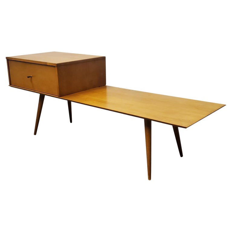 Paul McCobb Bench with Cabinet for Planner Group at 1stDibs