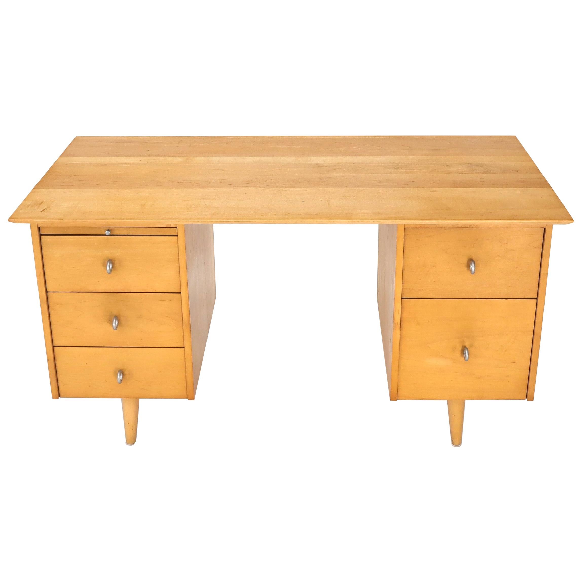 Birch Small Desk or Console Table by Thonet at 1stDibs