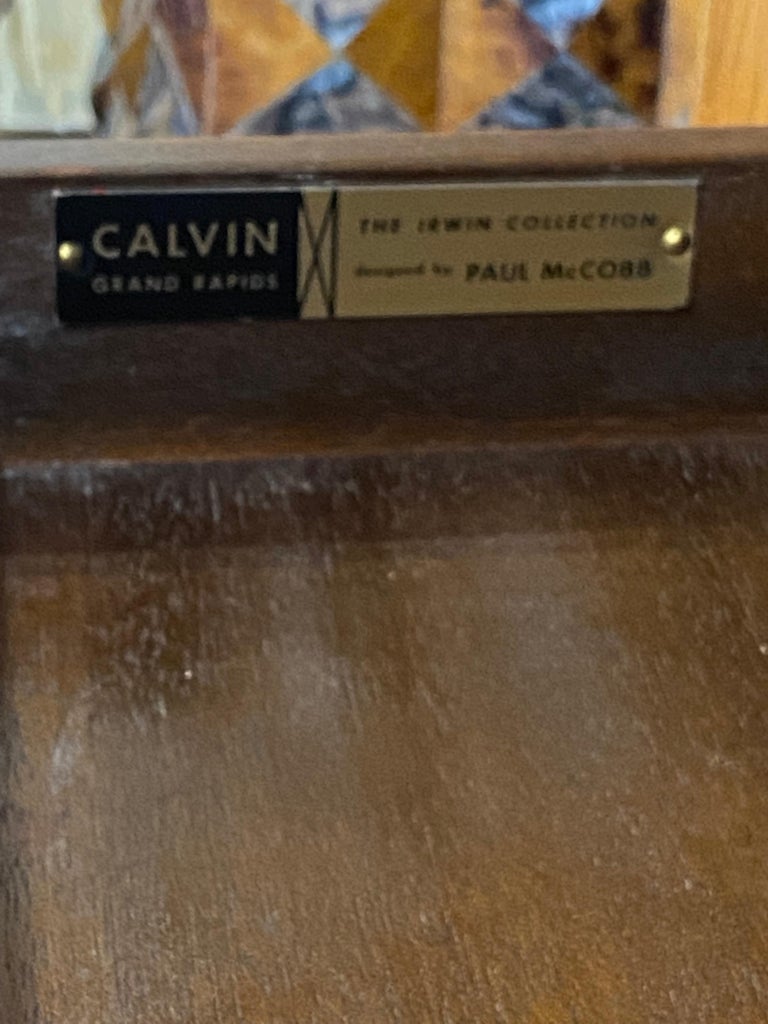 Paul McCobb for Calvin Etagere/Cabinet/Breakfront For Sale at 1stDibs