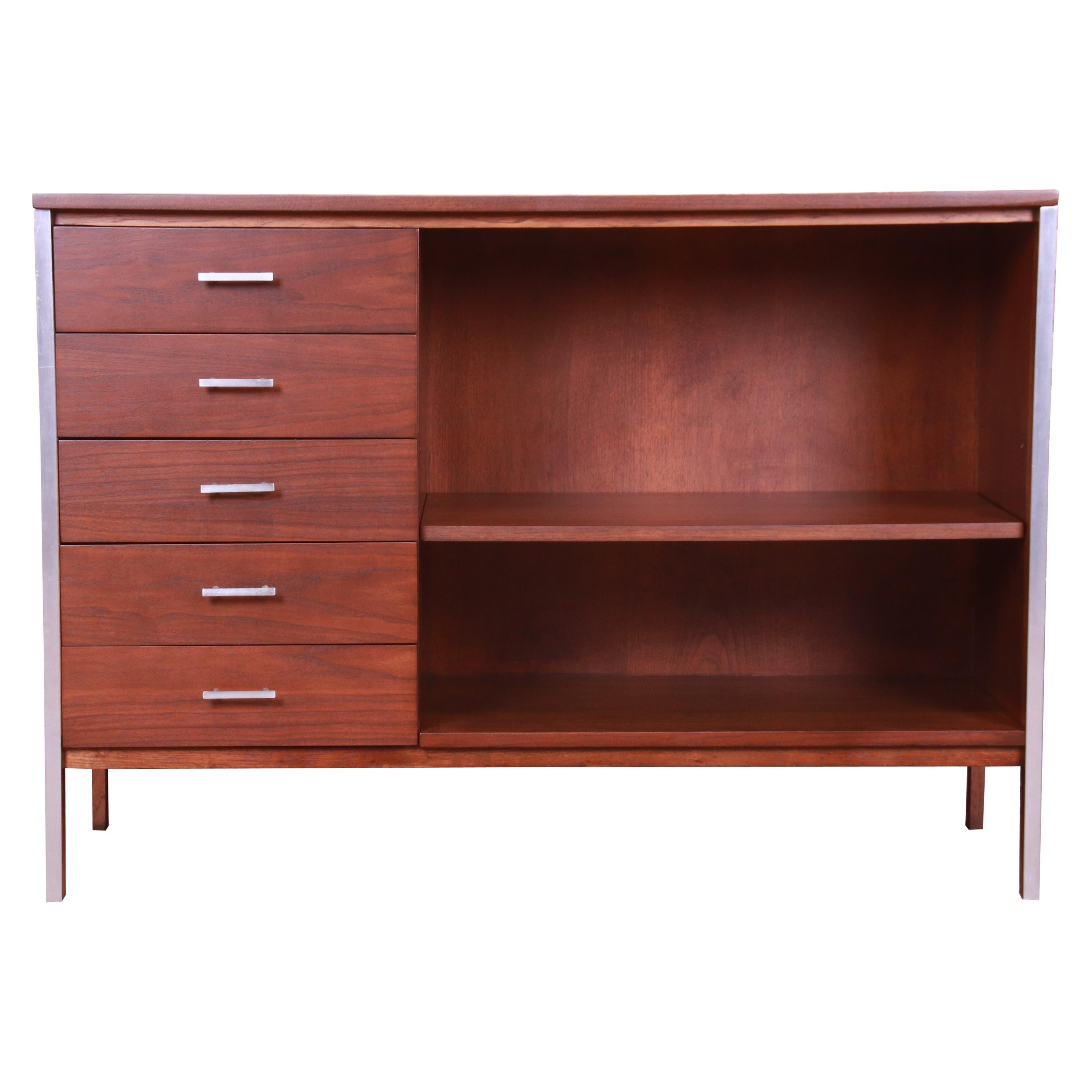 Paul McCobb for Calvin Mid-Century Modern Walnut Dresser or Credenza ...