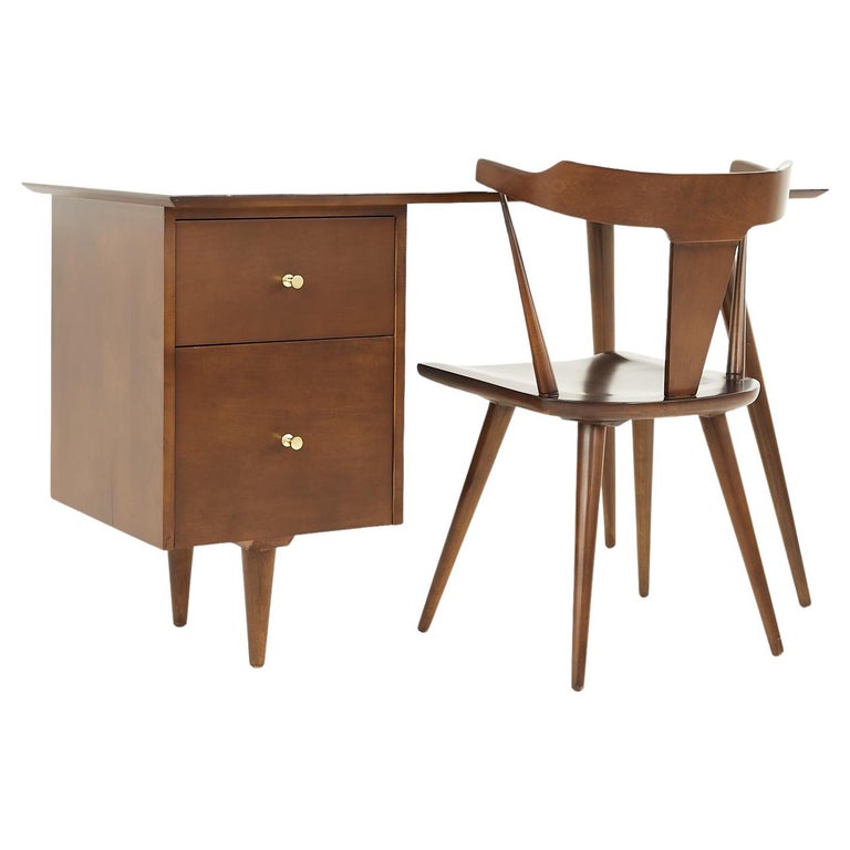 Paul McCobb for Planner Group Mid Century Desk and Chair at 1stDibs