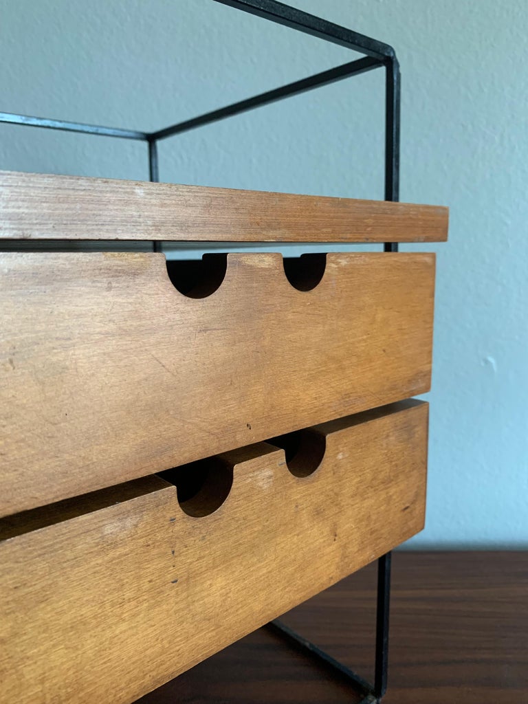 Paul McCobb Mid-Century Modern Planner Group Desk Organizer For Sale at ...