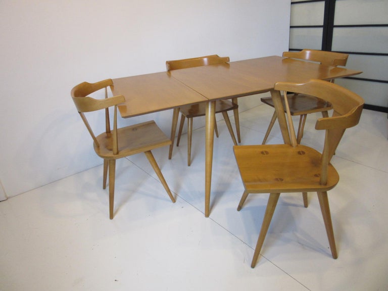 Paul McCobb Midcentury Planner Group Dining Set at 1stDibs