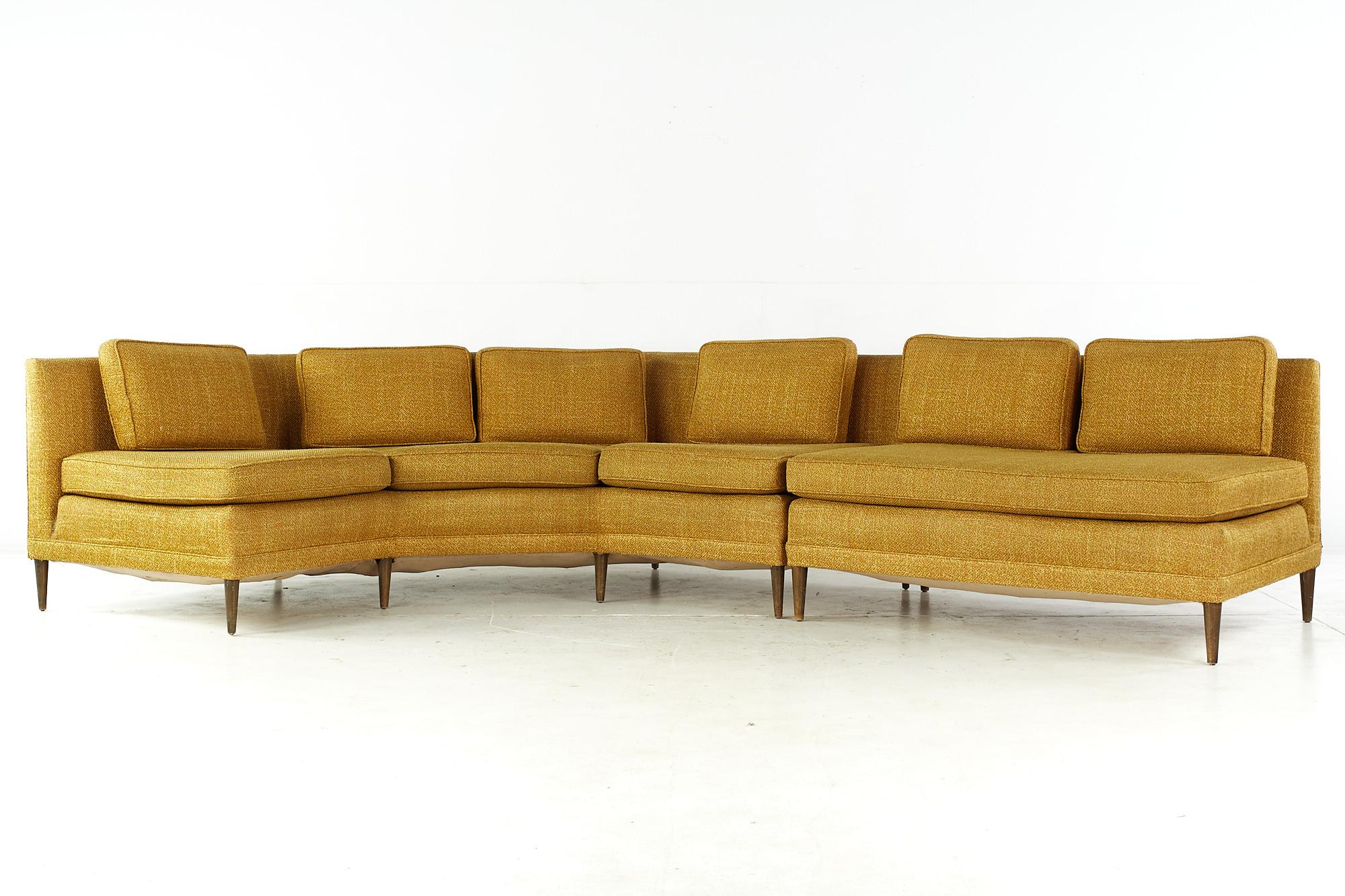 Paul McCobb Mid Century Sectional Sofa For Sale at 1stDibs
