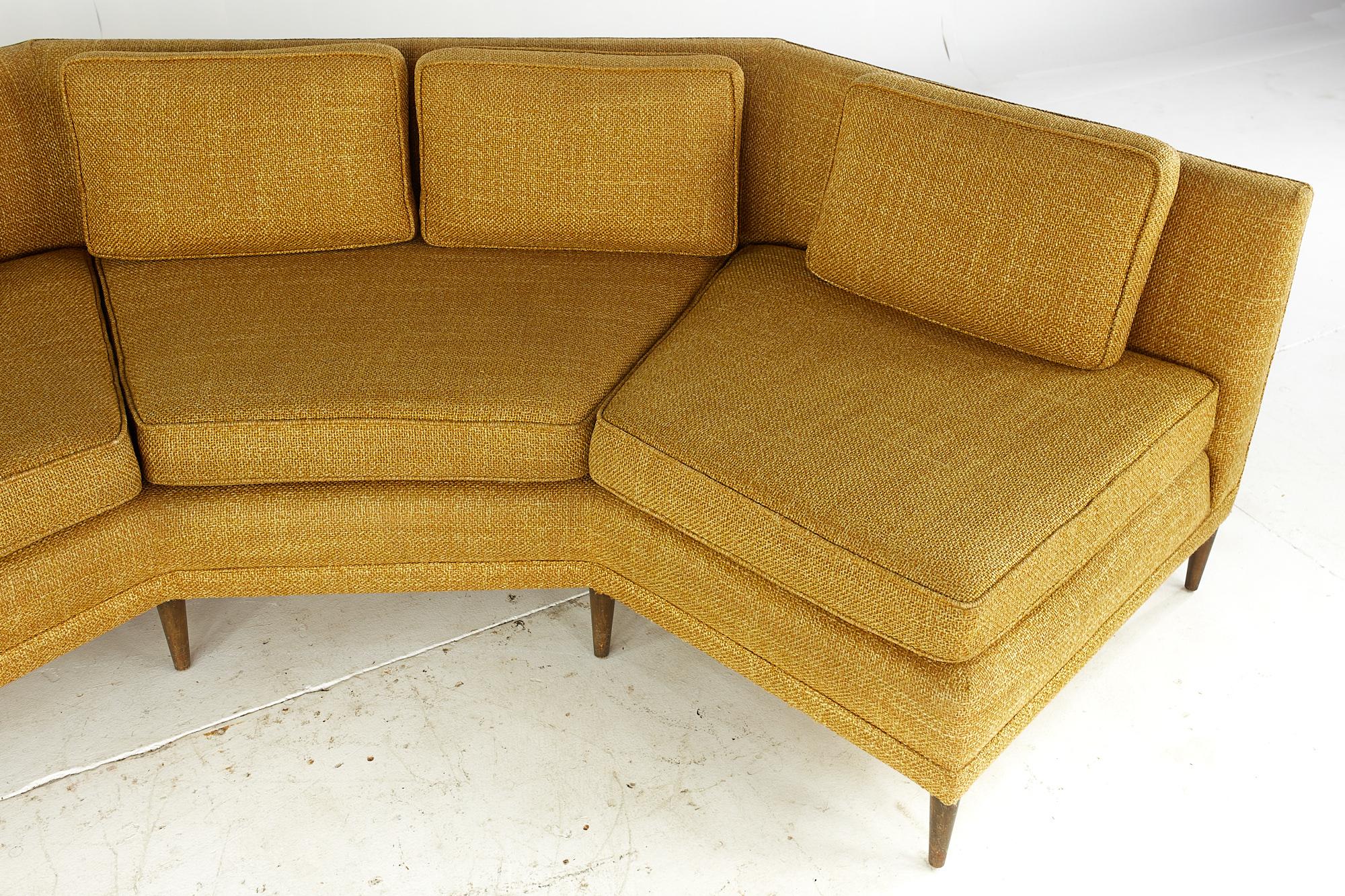 Paul McCobb Mid Century Sectional Sofa For Sale at 1stDibs