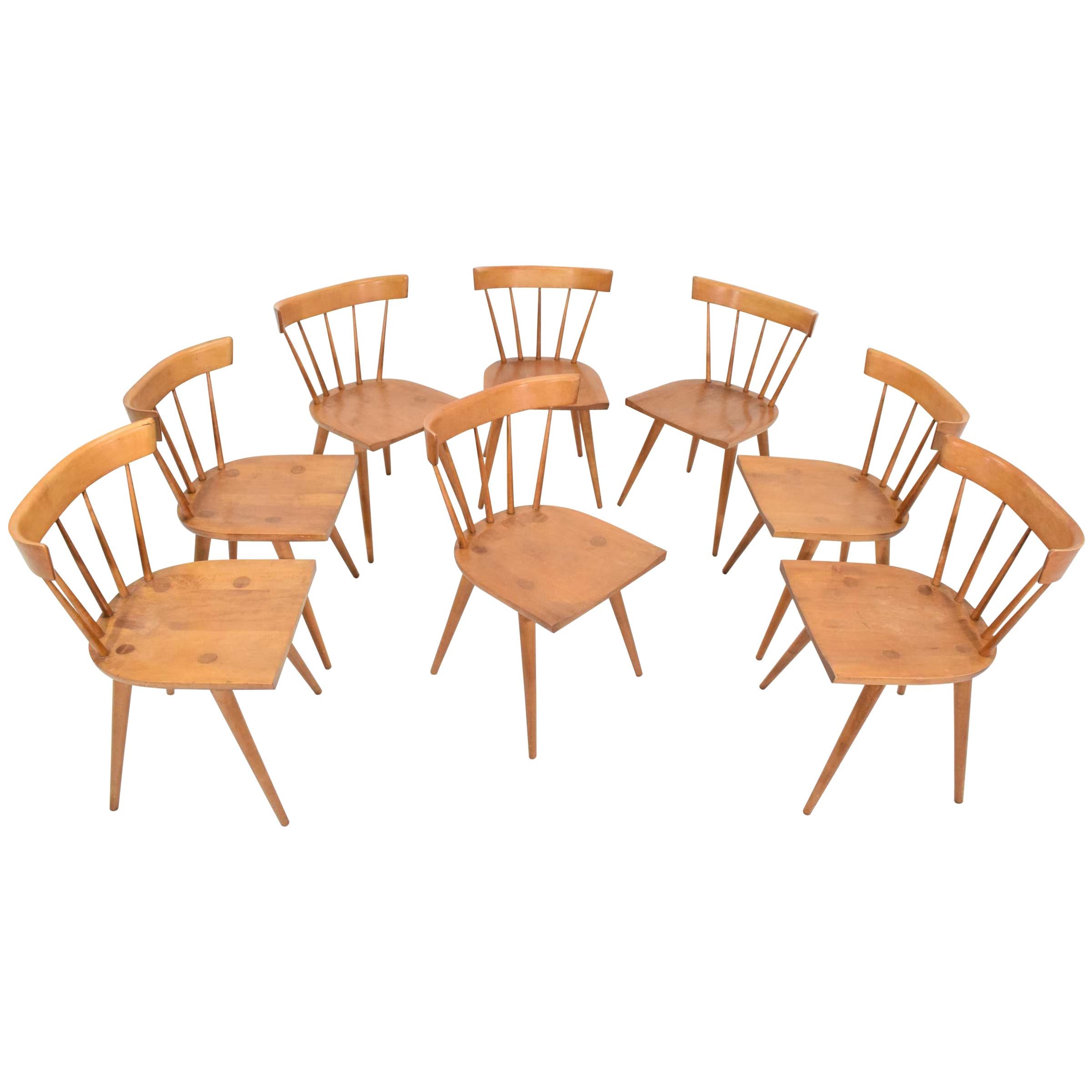 Four Paul McCobb Planner Group Dining Chairs Windsor Style at 1stDibs