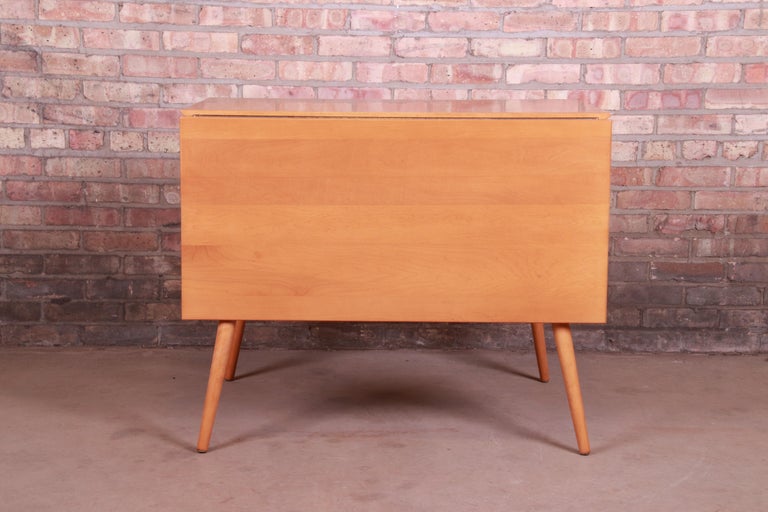 Paul McCobb Planner Group Solid Maple Drop-Leaf Dining Table, Newly Refinished at 1stDibs | paul ...