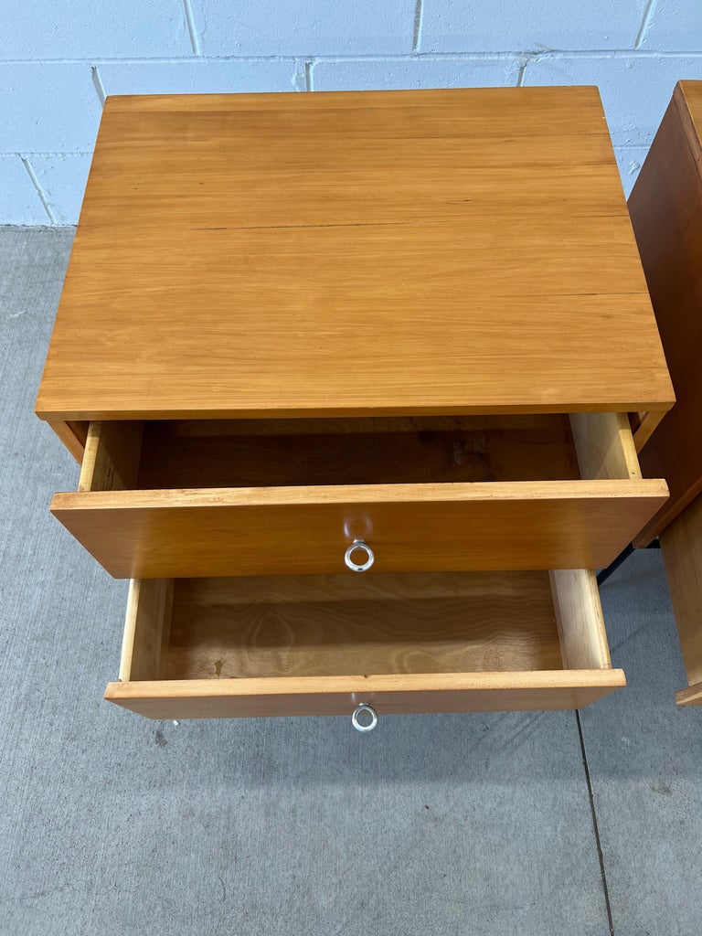 Paul McCobb Planner Group Two Drawer Nightstand For Sale at 1stDibs