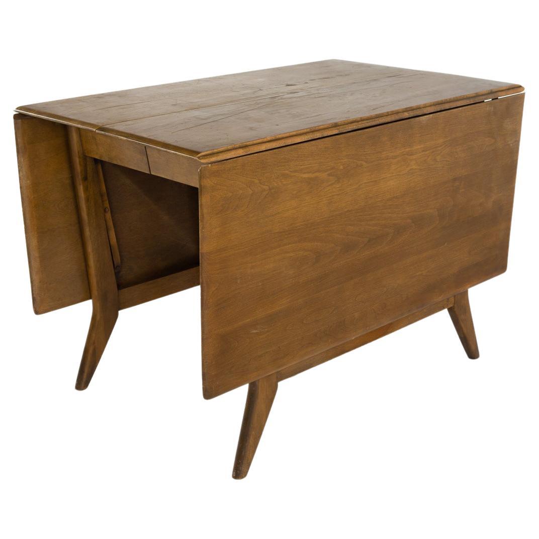 Heywood Wakefield Drop Leaf Round Table Ashcraft Line at 1stDibs