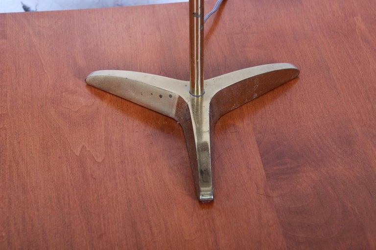 Paul McCobb Style Mid-Century Modern Brass Table Lamp by Stiffel at ...