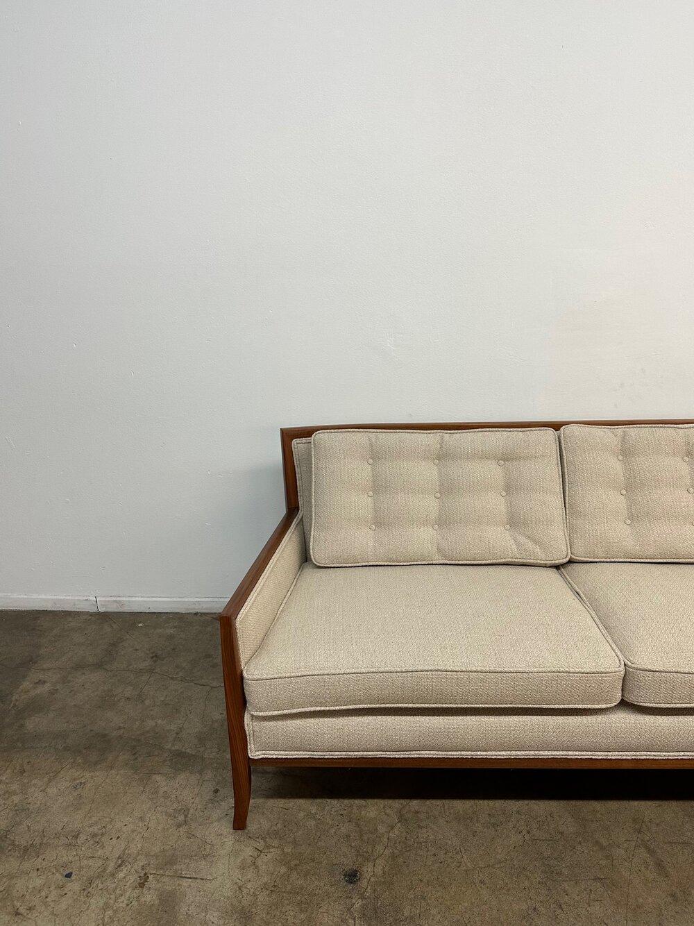 Paul McCobb Style Three Seater Sofa For Sale at 1stDibs