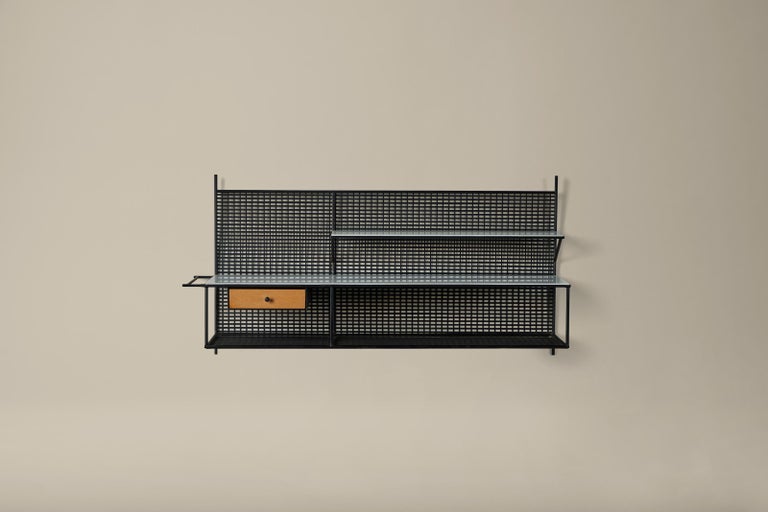 Paul McCobb Wall-Mounted Floating Console For Sale at 1stDibs