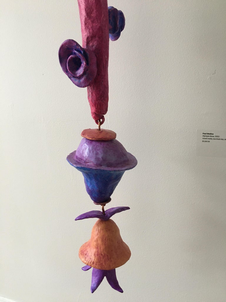 Paul Medina - ''Olympia Rose,'' by Paul Medina, Mixed Media Art Ceramic ...