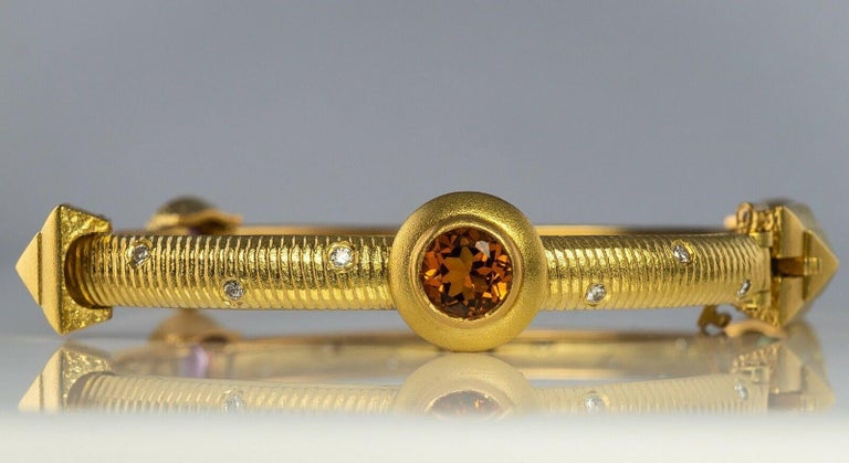 Paul Morelli Diamond Amethyst Bracelet Citrine Peridot 18K Gold For ...