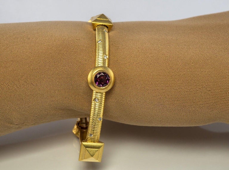Paul Morelli Diamond Amethyst Bracelet Citrine Peridot 18K Gold For ...