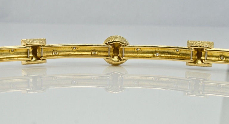 Paul Morelli Diamond Bracelet 18K Gold For Sale at 1stDibs