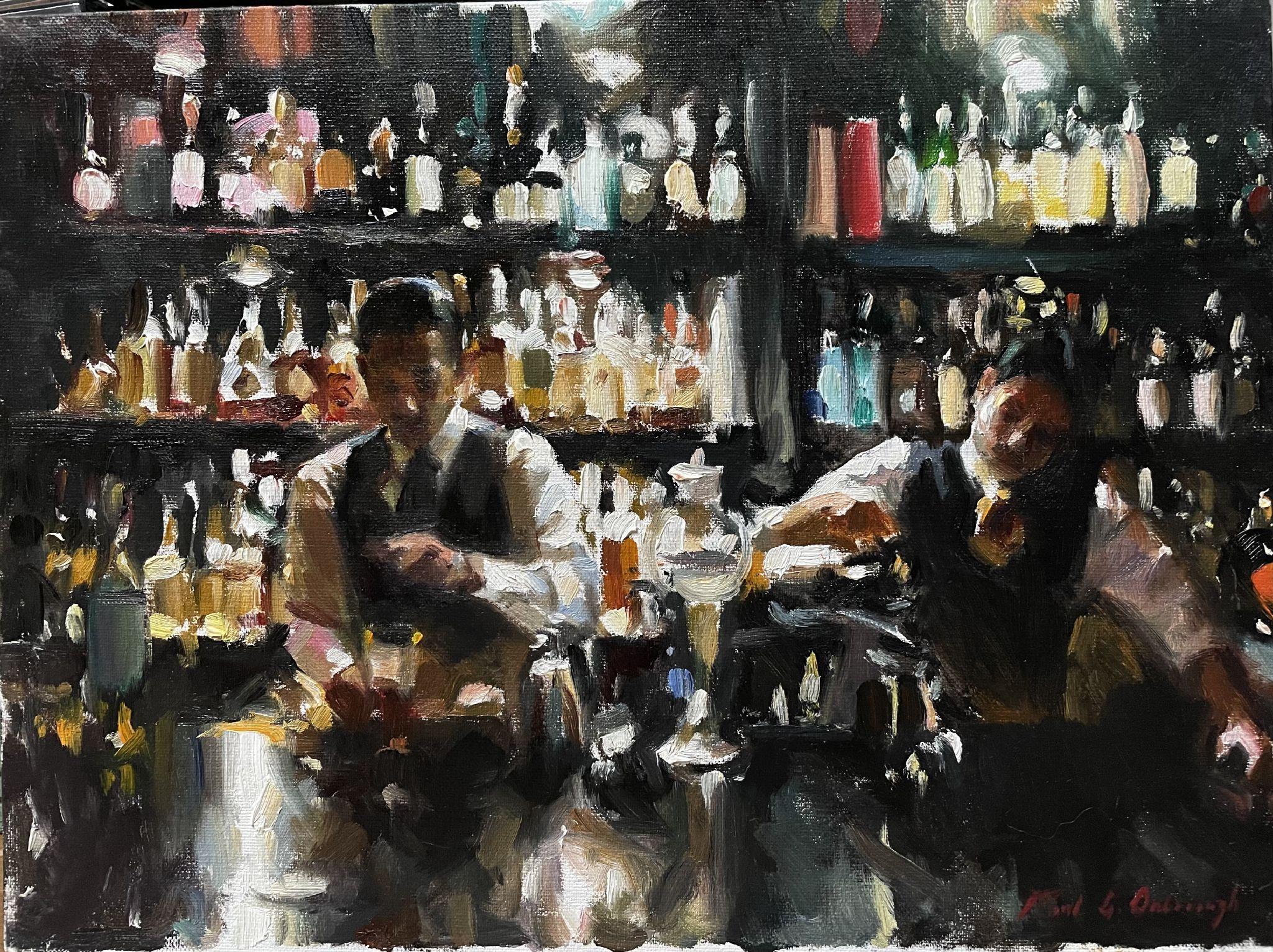 Paul Oxborough - Freddy's Bar, study For Sale at 1stDibs