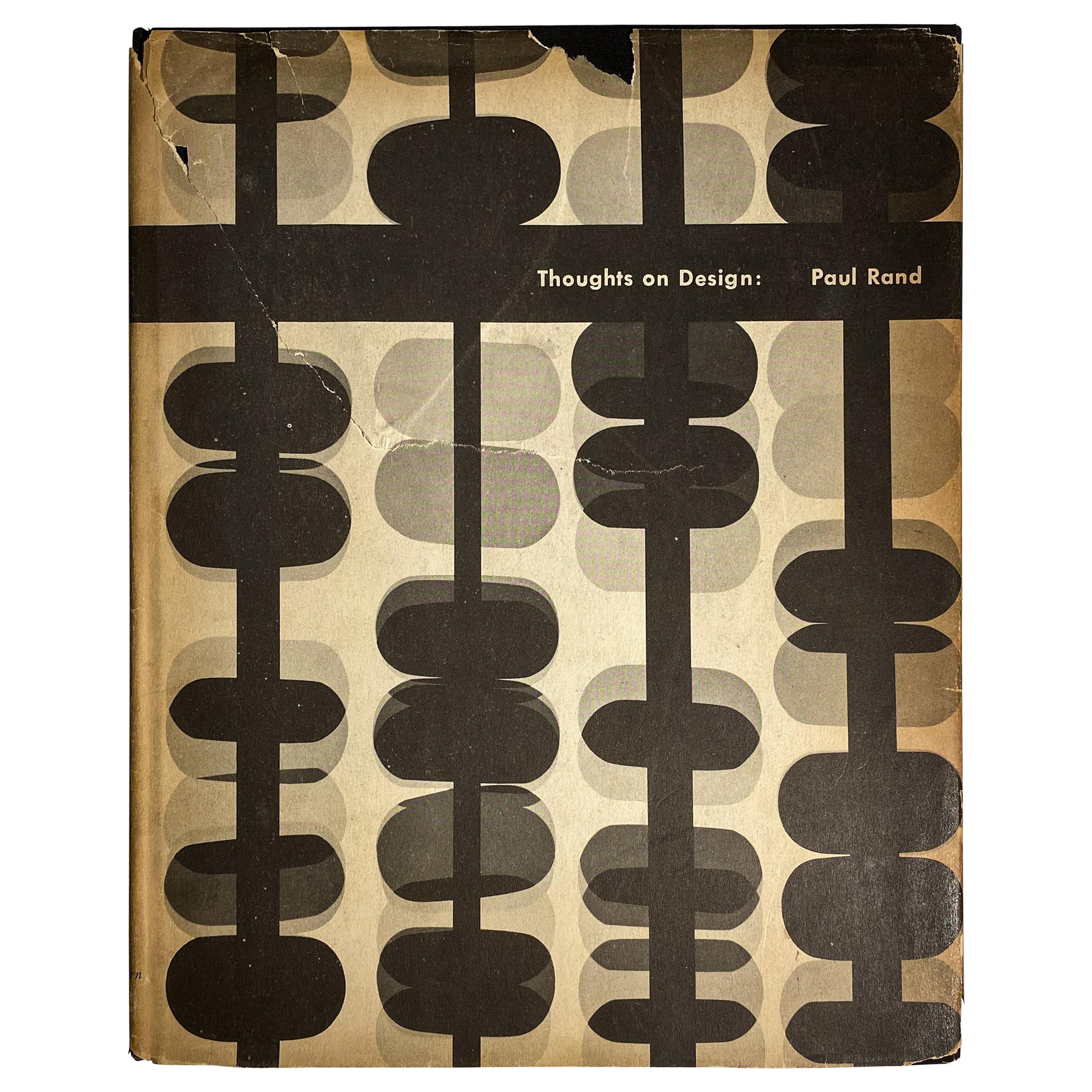 Paul Rand Thoughts on Design Inscribed For Sale at 1stDibs