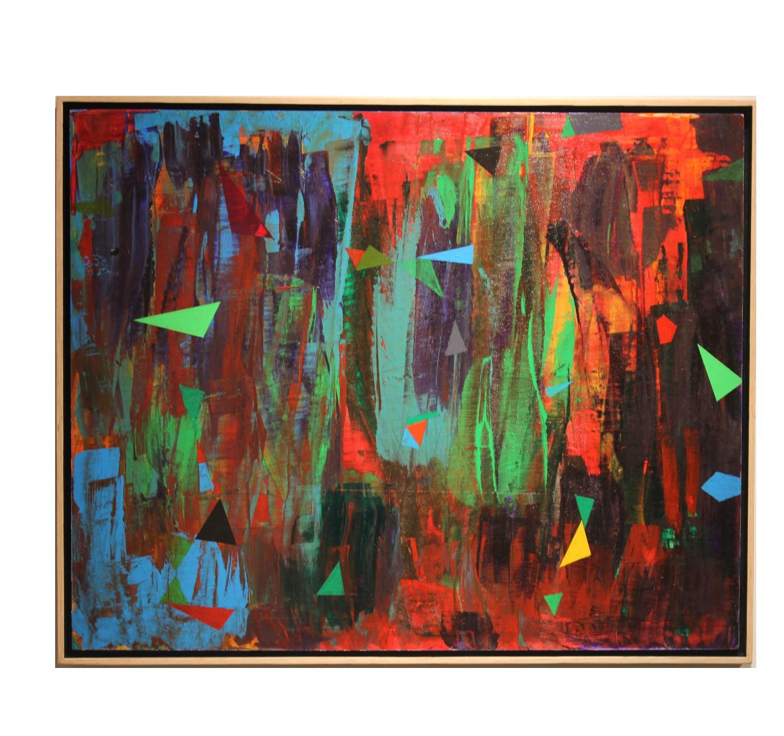 Paul Reeves - "Rebuild the Temple #3" Colorful Abstract Assemblage ...