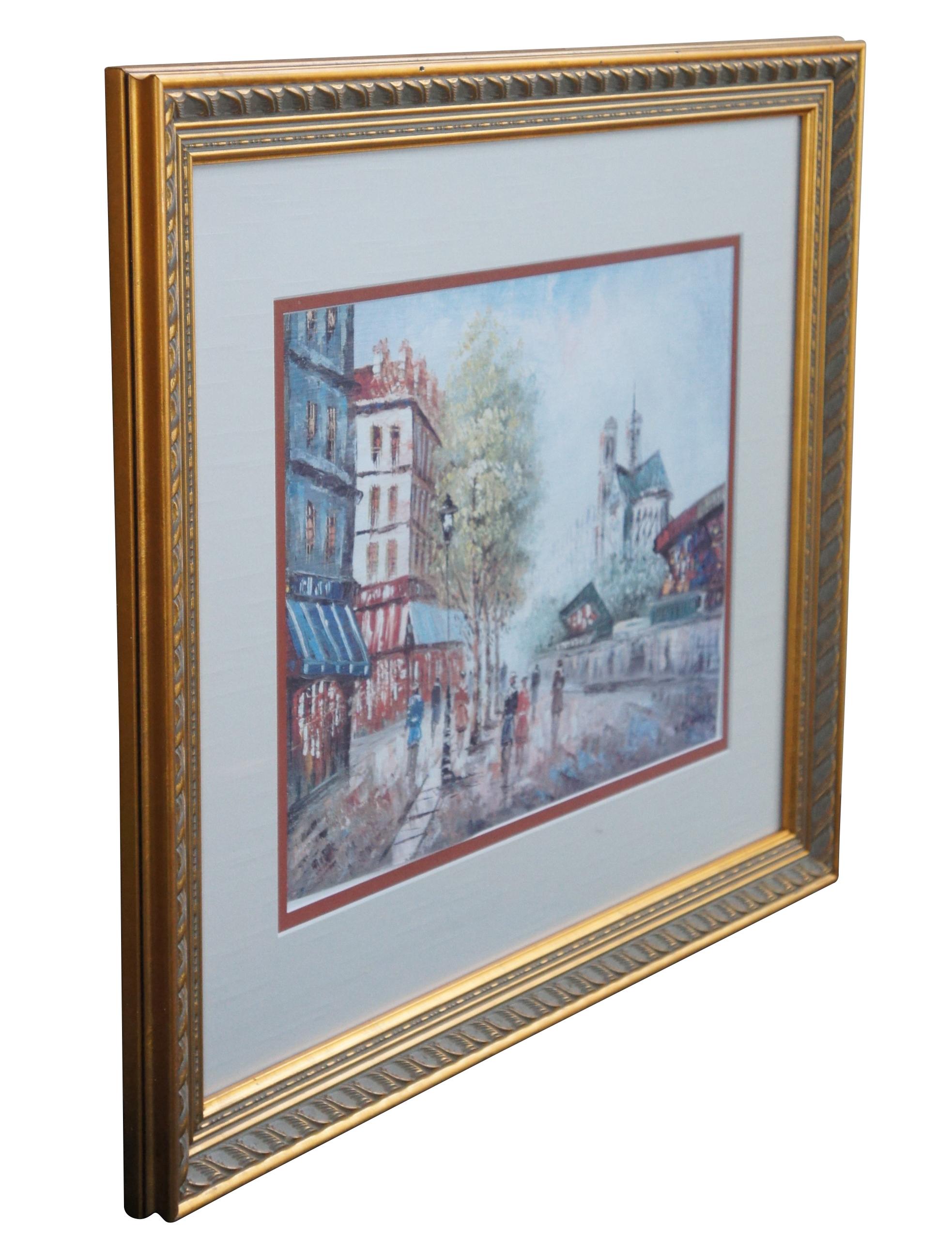 Paul Renard French Impressionist Paris Cityscape Street Scene Print 30 ...