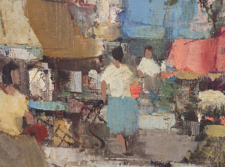 Paul Romier - Paul Romier - Framed 20th Century Oil, Impressionistic ...