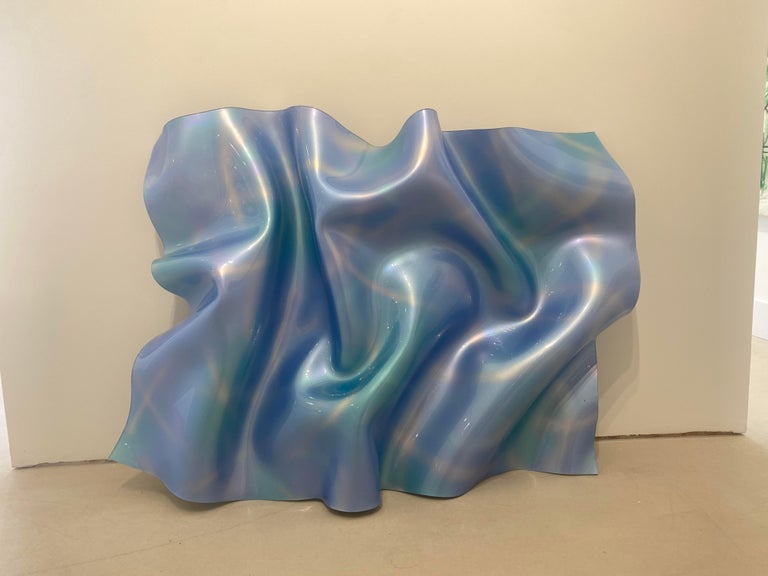 Paul Rousso - Beautiful Blue Hand Sculpted Acrylic / Dimensional and ...