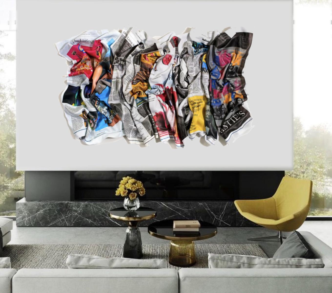 Paul Rousso - New York Times / Hand Sculpted Acrylic / Dimensional Pop ...