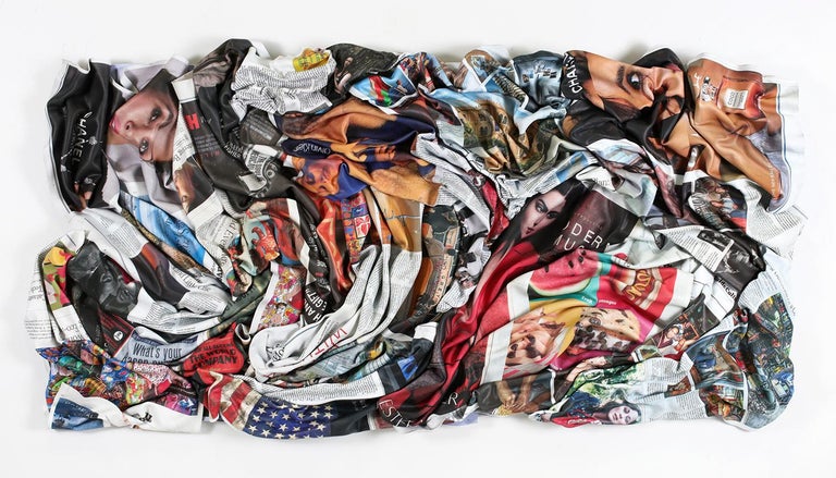 Paul Rousso - The Times Recycled / Unique Wall Sculpture New York Times ...