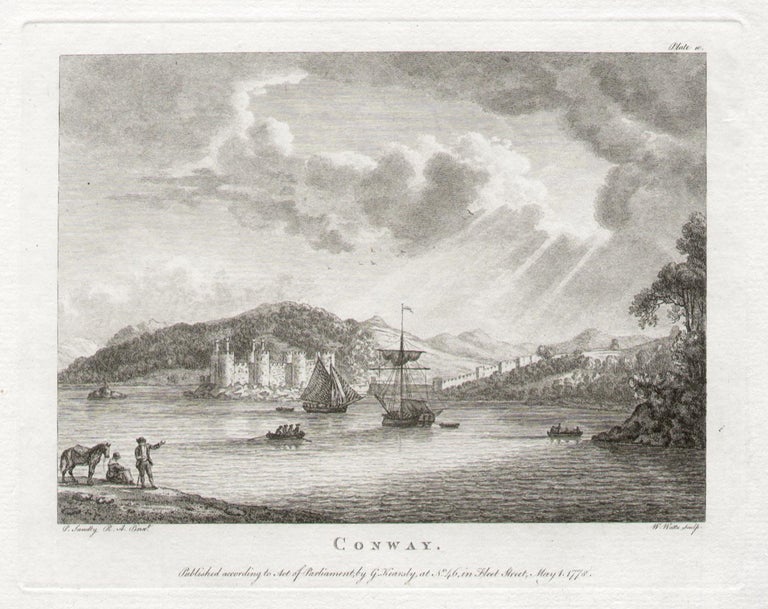 Paul Sandby - Conway, Wales. Paul Sandby C18th landscape engraving For ...