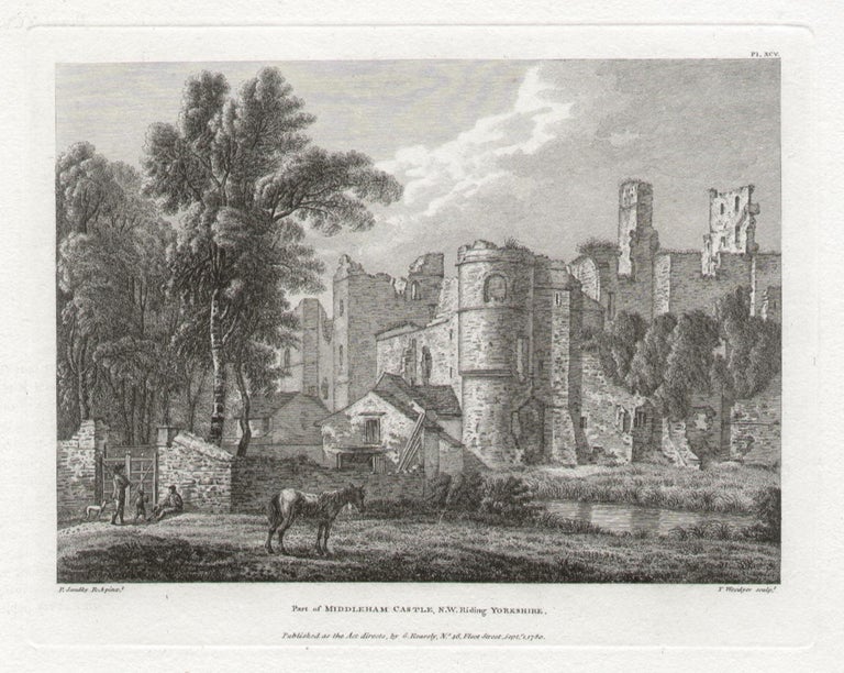 Paul Sandby - Middleham Castle, Yorkshire. Paul Sandby C18th English ...