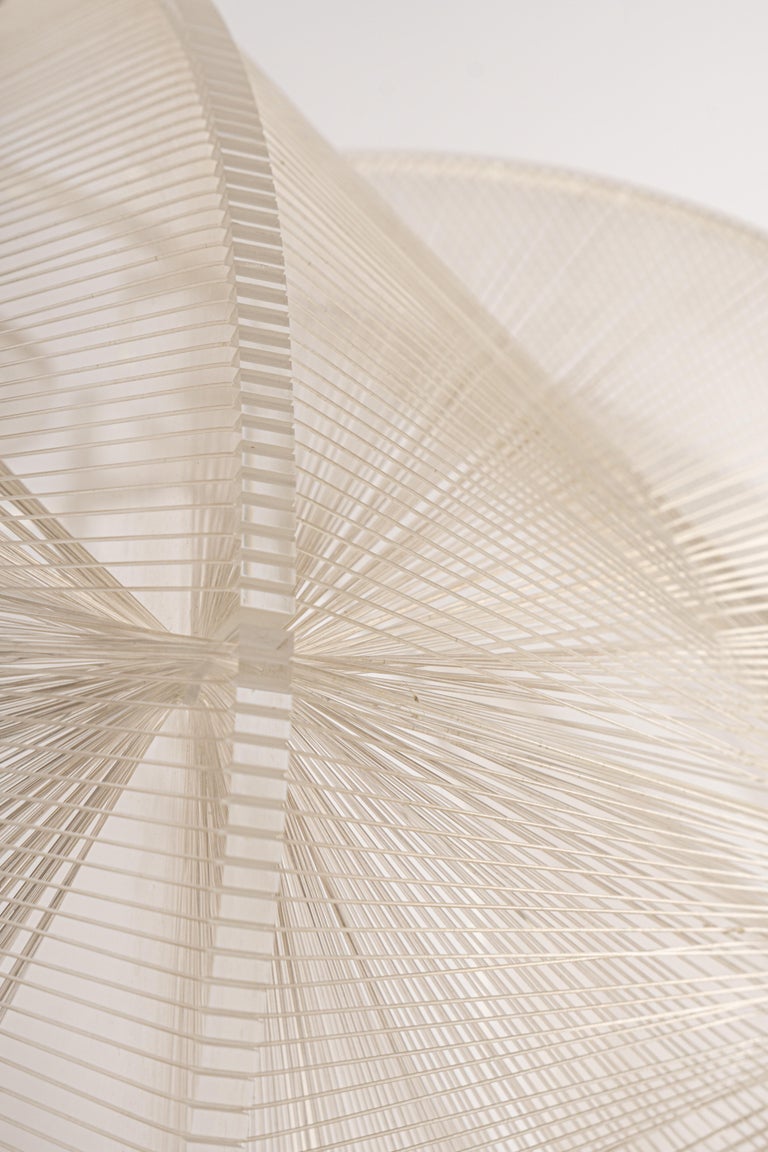Paul Secon for Sompex-Clear Wire Pendant Lamp, Germany, 1970s For Sale ...