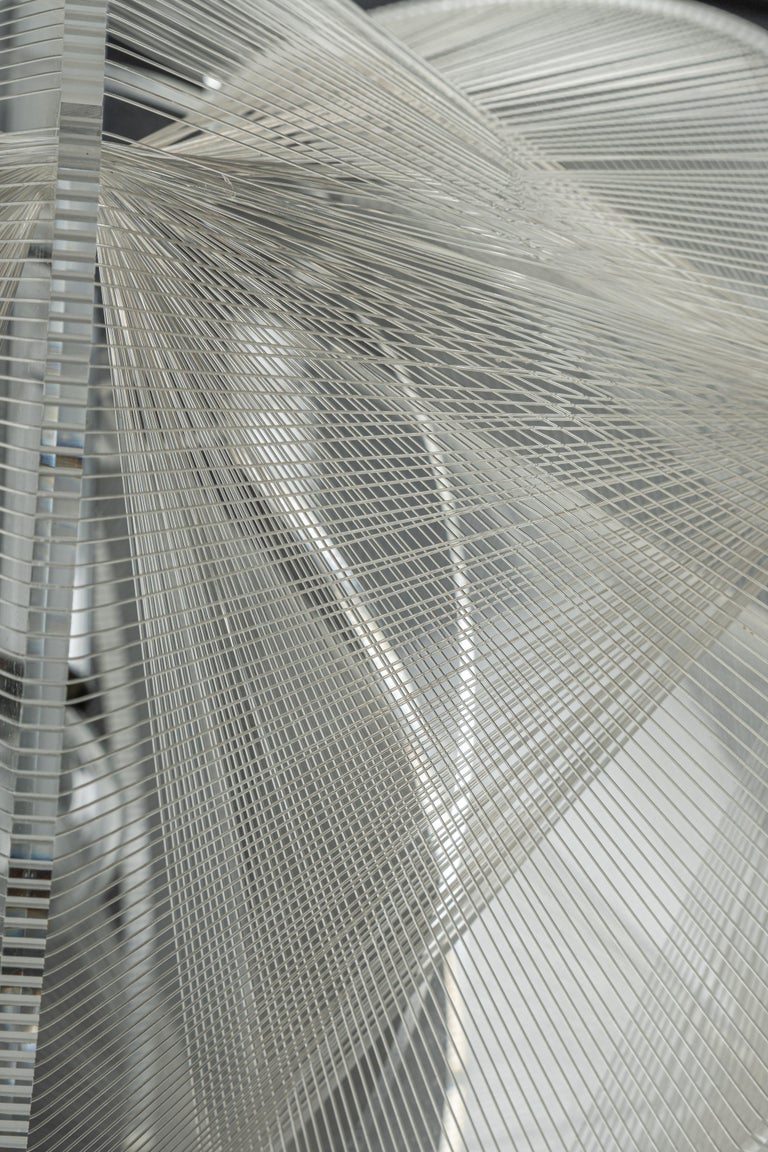 Paul Secon for Sompex-Clear Wire Pendant Lamp, Germany, 1970s For Sale ...