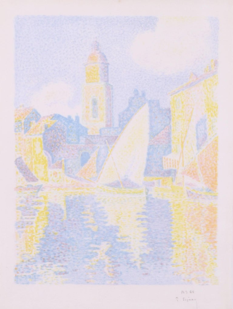 Paul Signac - Saint-Tropez-Le Port For Sale at 1stDibs
