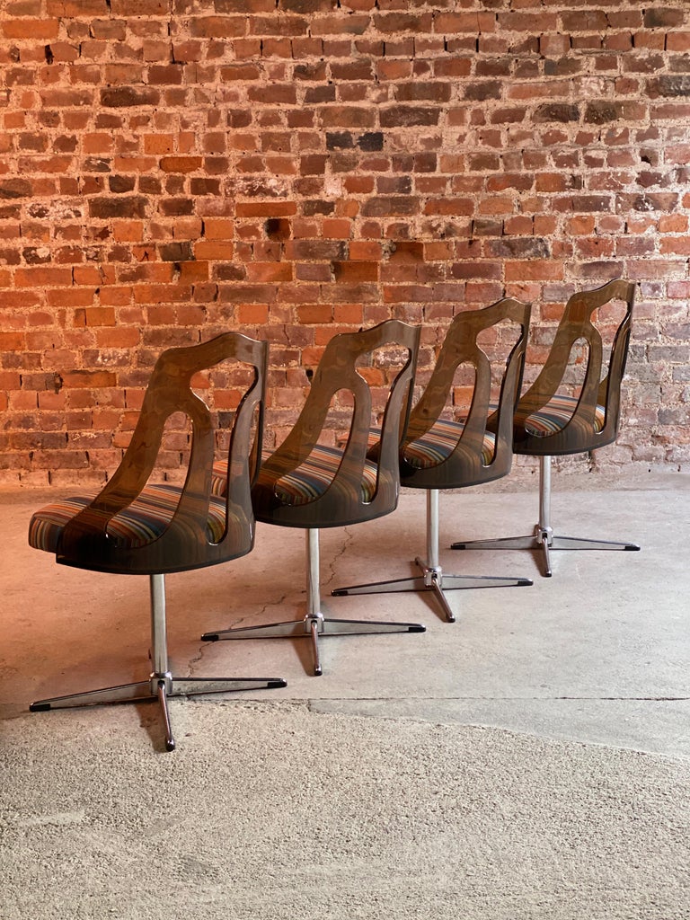 Paul Smith Ottoman Maharam Dining Chairs Set of Four circa 1960s ...