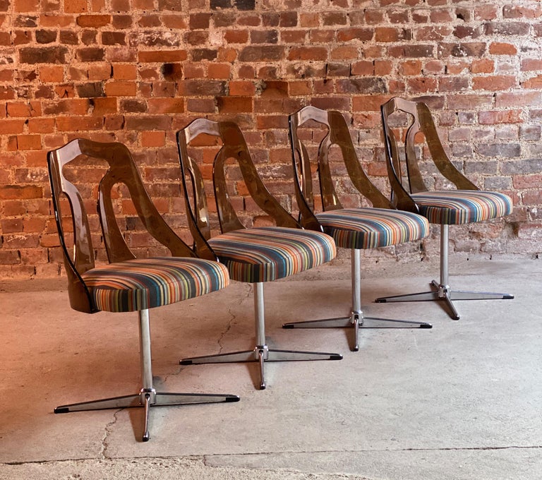 Paul Smith Ottoman Maharam Dining Chairs Set of Four circa 1960s ...