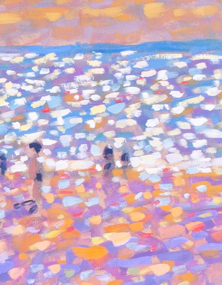 Paul Stephens - British 20 Century beach scene of St. Michael's Mount ...