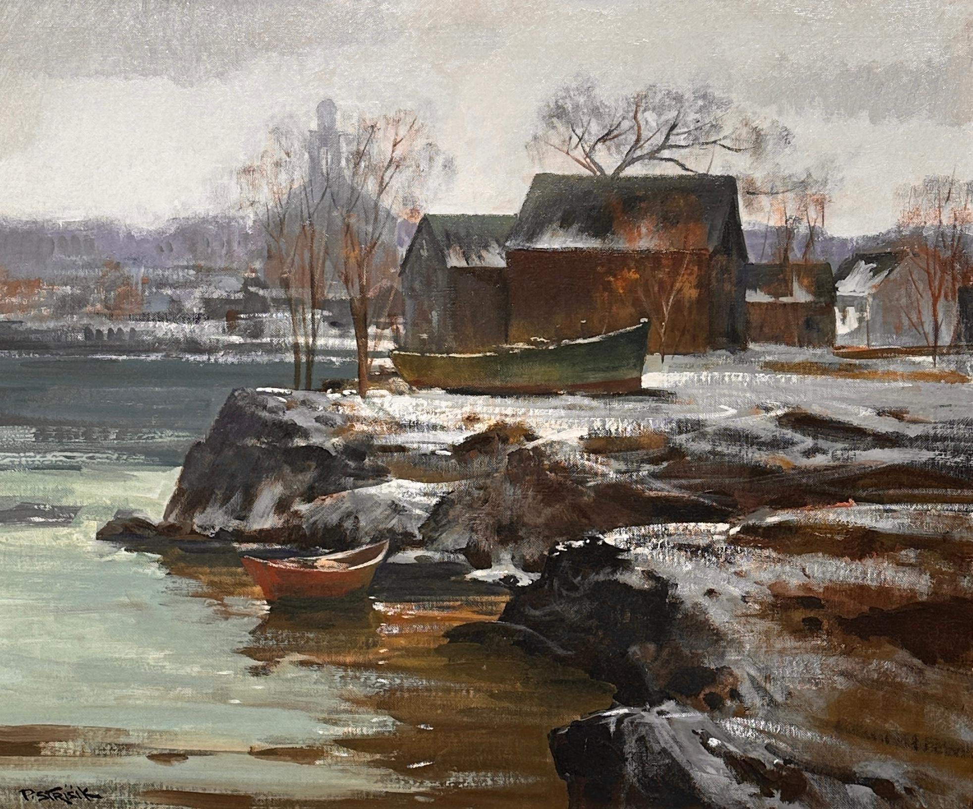 Paul Strisik - "Boatyard, Ipswich" Cape Ann Artist Paul Strisik For ...