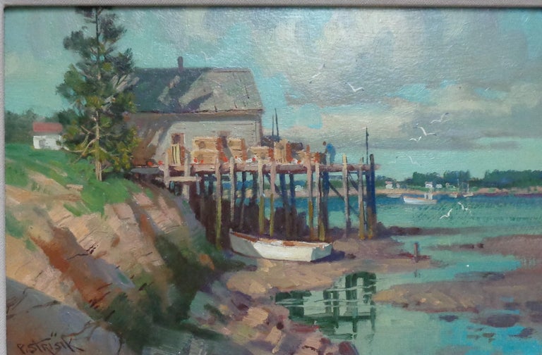 Paul Strisik - Paul Strisik Marine Painting American Impressionist ...